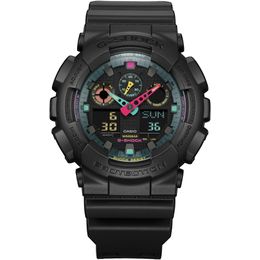 Chronograph Casio G-SHOCK Armbanduhren schwarz Herren Quarzuhr, Armbanduhr, Herrenuhr, analog, digital