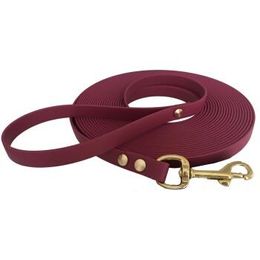 bio-leine ab 35 kg Biothane Schleppleine bordeaux 20 m