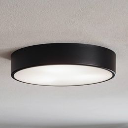 Deckenlampe Cleo 400, schwarz, Sensor, IP20, Ø 40 cm, Metall