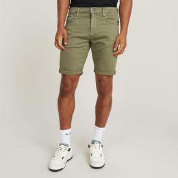 G-Star Raw 3301 Slim Denim Shorts - Grün - Herren