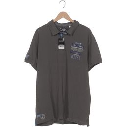 CAMP DAVID Herren Poloshirt, grau, Gr. 58