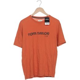 Tom Tailor Herren T-Shirt, orange, Gr. 52