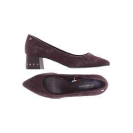 Tommy Hilfiger Damen Pumps, bordeaux, Gr. 40