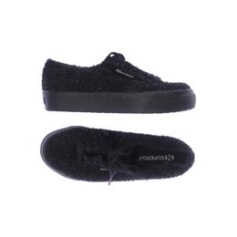 Superga Damen Sneakers, schwarz, Gr. 36