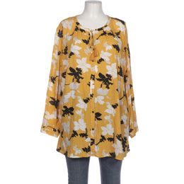 Ulla Popken Damen Bluse, gelb, Gr. 50