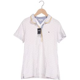 Tommy Hilfiger Damen Poloshirt, weiß, Gr. 44