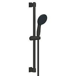 Grohe Vitalio Start 110 Brausestangenset 279482431 2 Strahlarten (RAIN, JET) mattschwarz