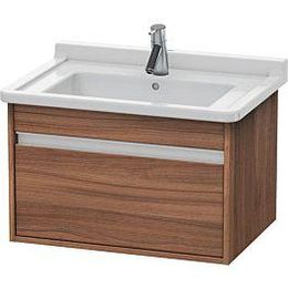 Duravit Ketho Waschtisch-Unterschrank KT666307979 65 x 45,5 cm, nussbaum natur, 1 Auszug, wandhängend