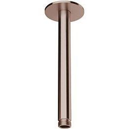 Herzbach Design iX PVD Deckenarm 21.964820.1.39 Copper Steel, für Regenbrause, 200mm, mit Rosette d= 70mm