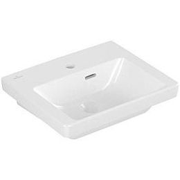 Villeroy & Boch Villeroy und Boch Subway 3.0 Handwaschbecken 4370FK01 45x37cm, mit Hahnloch/mit Überlauf, weiß