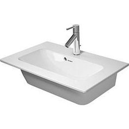 Duravit ME by Starck Compact Waschtisch 2342630000 weiss, 63x40cm, mit Hahnloch, mit Überlauf