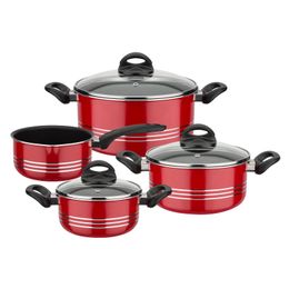 GSW Kochtopf-Set Milano Color 7-tlg. rot