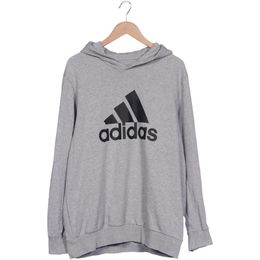 Adidas Herren Kapuzenpullover, grau, Gr. 54