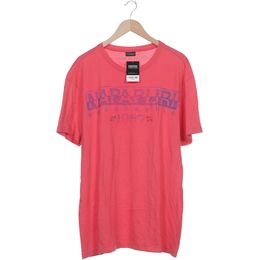 Napapijri Herren T-Shirt, pink, Gr. 58