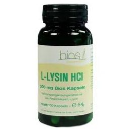 L-lysin HCL 500 mg Bios Kapseln 100 St