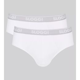 Sloggi - Herren Midi - White M - Sloggi Men Go Abc - Unterwäsche für Männer