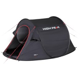 Wurfzelt High Peak "Pop up Zelt Vision 2" Zelte Gr. B/H/L: 140 cm x 100 cm x 235 cm, schwarz