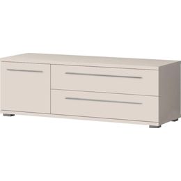 TV-Board Places of Style "Piano" Sideboards Gr. B/H/T: 135cm x 46,2cm x 45,2cm, Breite 135cm, 2 St., beige (beige 71 hochglanz) UV lackiert, mit Soft-Close-Funktion