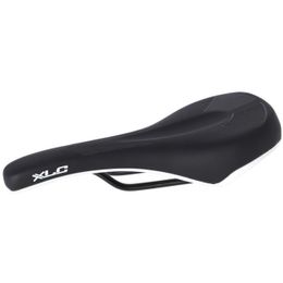 Fahrradsattel Xlc "SA-T18" Fahrradsättel Gr. B/H/L: 143mm x 70mm x 270mm, schwarz (schwarz/weiß)