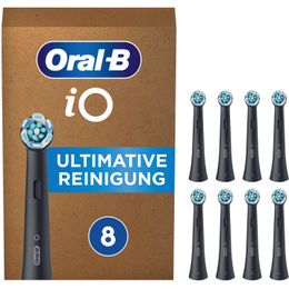 Aufsteckbürste Oral-B "iO", schwarz, Zahnbürstenköpfe, 8 St.