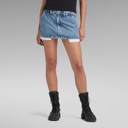 G-Star Raw Denim Mini Rock - Mittelblau - Damen