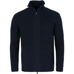 Strickjacke INDICODE "INTurbino" Gr. M, blau (navy) Herren Strickjacken