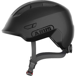 Fahrradhelm Abus "SMILEY 3.0 ACE LED" Gr. S, schwarz, Helme, S Kopfumfang: 45cm - 50cm, unifarben, matt