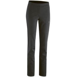 Fahrradhose Gonso "Adventure Pants Softshell Hybrid W" Gr. 36, Normalgrößen, schwarz Damen Hosen Radhose, winddichte Softshell-Hose