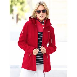 Softshelljacke Casual Looks, Damen, Gr. 42, rot, 94% Polyester, 6% Elasthan, unifarben, Jacken