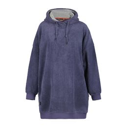 Kapuzensweatshirt Icepeak "D OVERSIZE HOODIE ACERRAT" Gr. L, blau (blue) Damen Sweatshirts