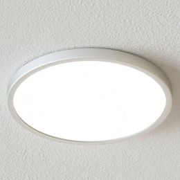 ARCCHIO LED-Deckenleuchte Solvie, silber, rund, Ø 30 cm