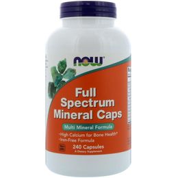 Now Foods Full Spectrum Minerals Eisen frei 240 Kapseln [327,85 EUR pro kg]