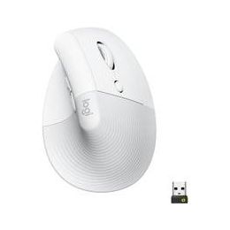 Logitech Lift, Maus wei&szlig;/hellgrau, Logi Bolt, Bluetooth, Windows/macOS/iPadOS