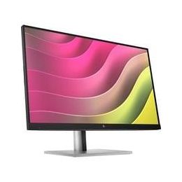 HP E24t G5, LED-Monitor 60.5 cm (23.8 Zoll), schwarz/silber, Full HD, IPS, DisplayPort, HDMI, USB-Hub, Pivot, Touch