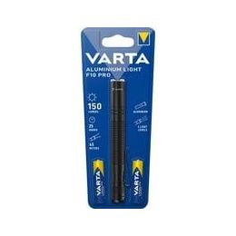 Varta Aluminium Light F10 Pro, Taschenlampe schwarz