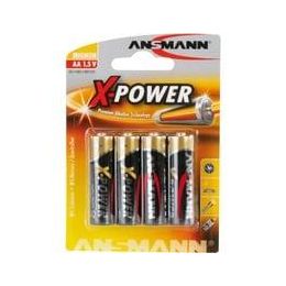 Ansmann X-Power Alkaline Batterie Mignon AA / LR6 4 St&uuml;ck