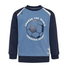 Hummel Sportsweatshirt Jungen Gr&ouml;&szlig;e 98 nachtblau / hellblau / wei&szlig;