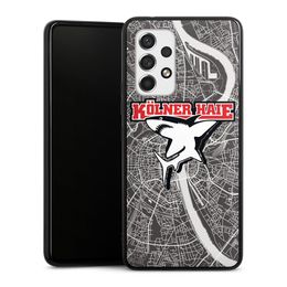 DeinDesign Galaxy A53 5G Handy Silikon H&uuml;lle Case schwarz Handyh&uuml;lle Ice Hockey K&ouml;lner Haie Official Licensed Product