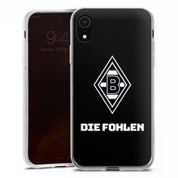 DeinDesign iPhone Xr Handy Silikon H&uuml;lle Case transparent Handyh&uuml;lle Die Fohlen Gladbach Borussia M&ouml;nchengladbach Silikon Case