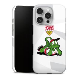 DeinDesign iPhone 16 Pro Handy Premium Case Smartphone Handyh&uuml;lle Schutzh&uuml;lle matt Vfb Stuttgart Mascot Official Licensed Product Premium Case
