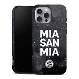 DeinDesign iPhone 16 Pro Max Handy Panzer Handyh&uuml;lle robuste Outdoor H&uuml;lle Schutzh&uuml;lle gl&auml;nzend Mia San Mia Girl Style Fc Bayern M&uuml;nchen Tough Case