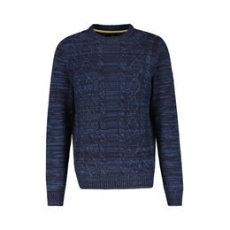 Strickpullover Lerros "Lerros" Gr. L, blau (classic navy) Herren Pullover