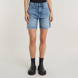 G-Star Raw High Bermuda Shorts Clean Edge Shorts - Hellblau - Damen