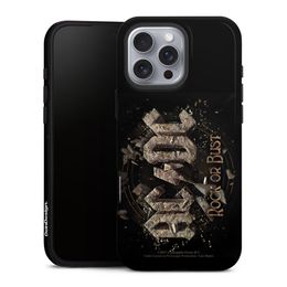 DeinDesign iPhone 16 Pro Max Handy Panzer Handyh&uuml;lle robuste Outdoor H&uuml;lle Schutzh&uuml;lle matt Official Licensed Product Rock Or Bust Acdc Tough Case