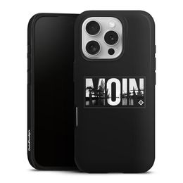 DeinDesign iPhone 16 Pro Handy Panzer Handyh&uuml;lle robuste Outdoor H&uuml;lle Schutzh&uuml;lle gl&auml;nzend Hamburger Sv Hsv Official Licensed Product Tough Case