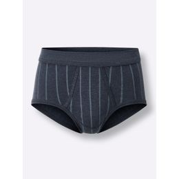 w&auml;schepur men Herren Slip, marine-gestreift, Gr&ouml;&szlig;e 8