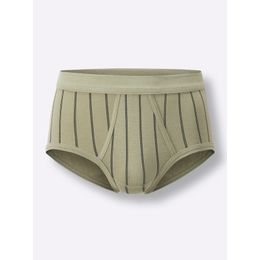 w&auml;schepur men Herren Slip, khaki-gestreift, Gr&ouml;&szlig;e 9