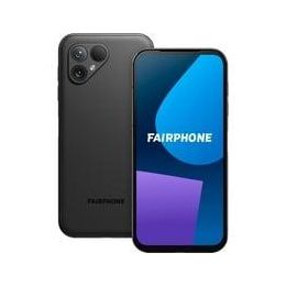 Fairphone 5 128GB, Handy Matte Black, Android 13, Dual SIM, 6 GB