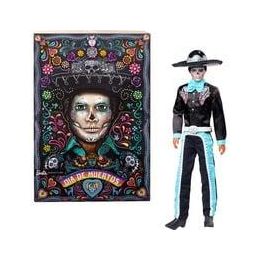 Mattel Barbie Signature D&iacute;a de Muertos 2024 - Ken-Puppe im schwarzen Anzug mit Hut