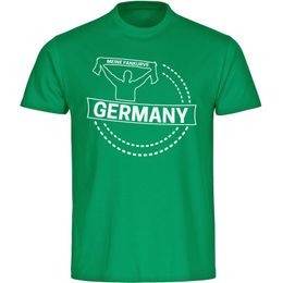 multifanshop® Kinder T-Shirt - Germany - Meine Fankurve - Druck weiß